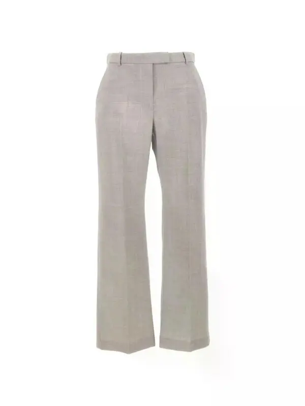 Eleventy Pressed-crease Straight-leg Trousers