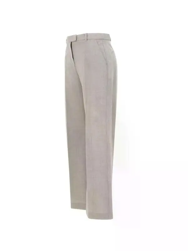 Eleventy Pressed-crease Straight-leg Trousers