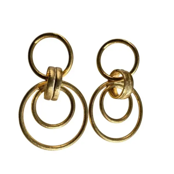 MORNING BLUE. Circles Earrings