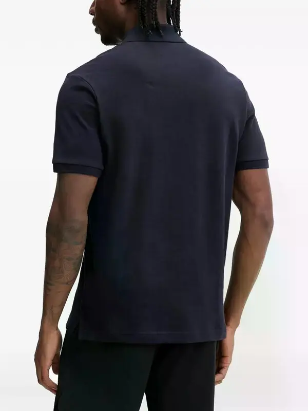 NAPAPIJRI Box Logo-patch Piqué Polo Shirt