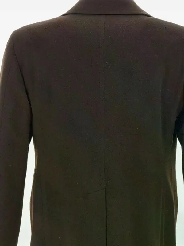 Tagliatore Double-breasted Logo-pin Coat