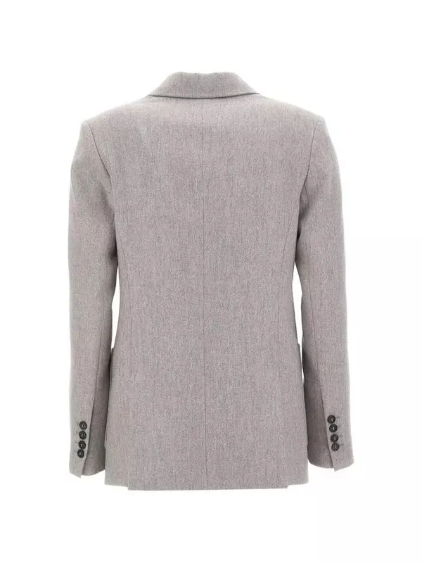 Eleventy Double-breasted Peak-lapel Blazer