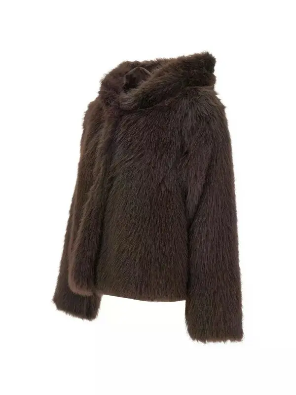 KAOS Faux-fur Hooded Coat