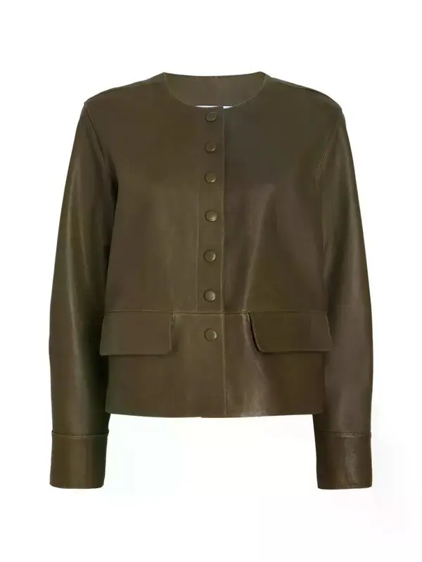 Proenza Schouler White Label Robin Leather Jacket - Green