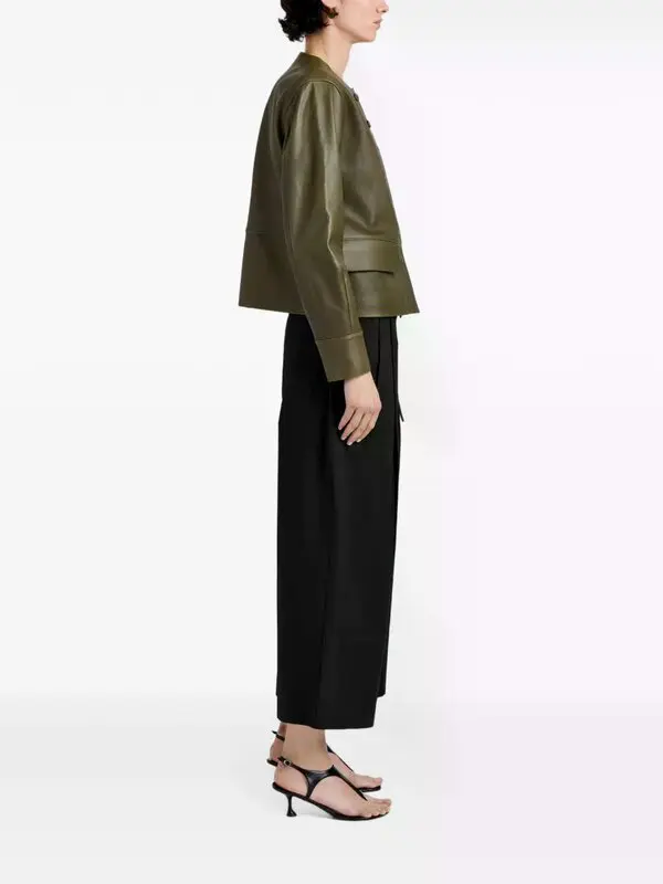 Proenza Schouler White Label Robin Leather Jacket - Green