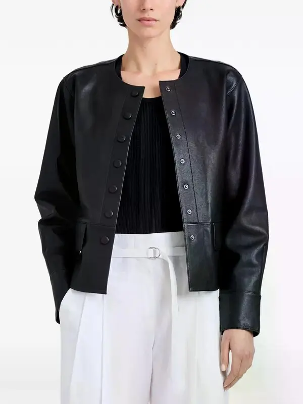 Proenza Schouler White Label Leather Jacket - Black