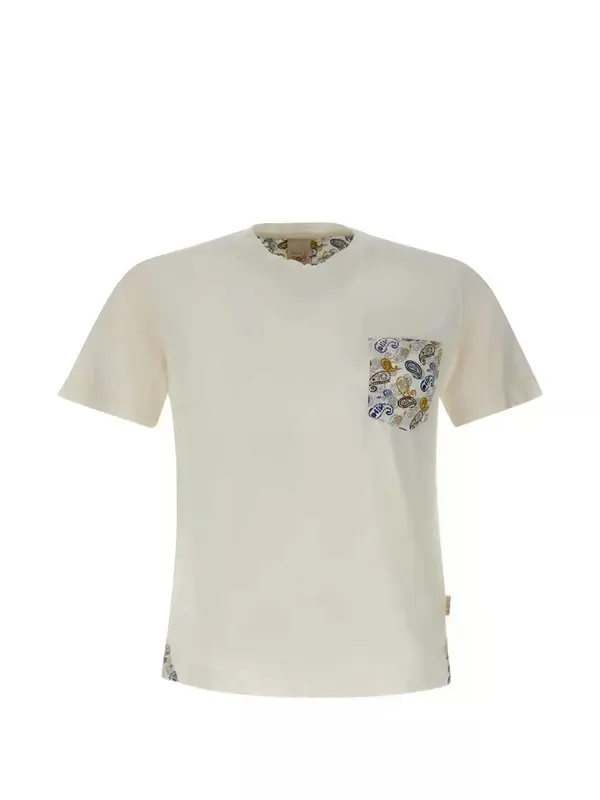 BOB Beach Paisley-pocket T-shirt