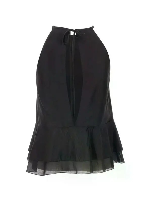 KAOS Ruffled Sleeveless Top