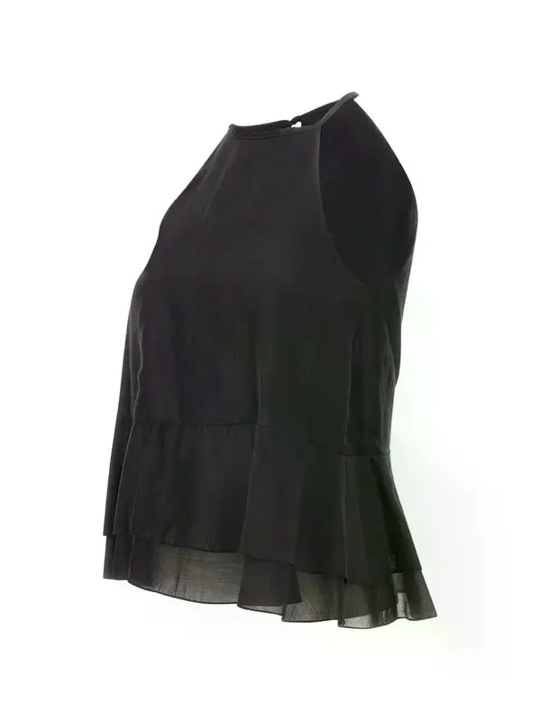 KAOS Ruffled Sleeveless Top