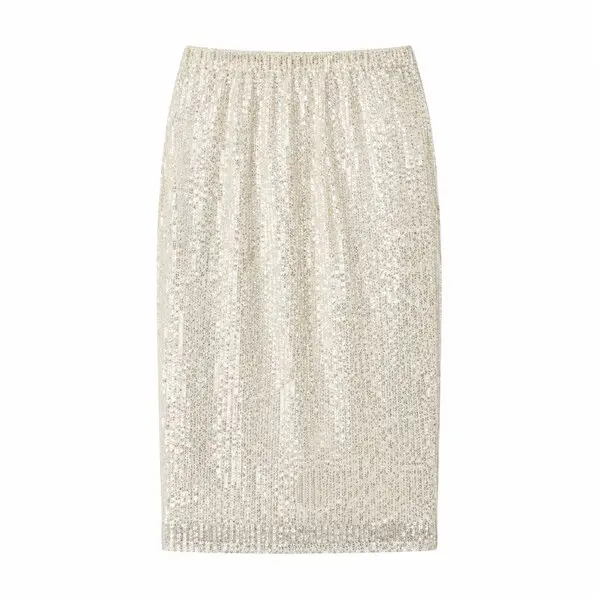 MUCHE & MUCHETTE Cheri Sequins Skirt/mini Dress - Gold