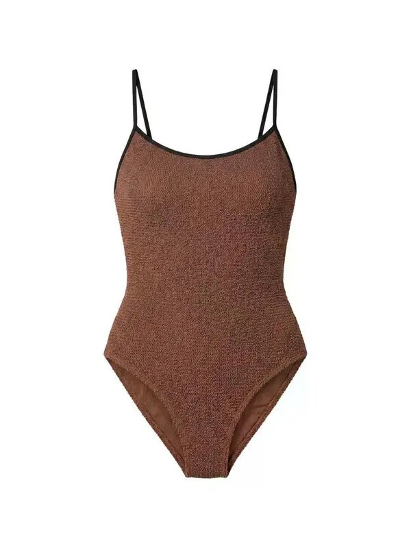 Hunza G Pamela Crinkled-effect Swimsuit