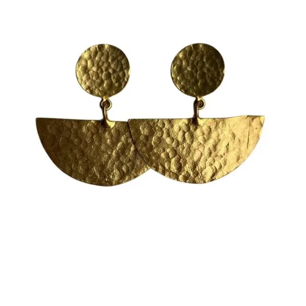 MORNING BLUE. Two Shape Earrings