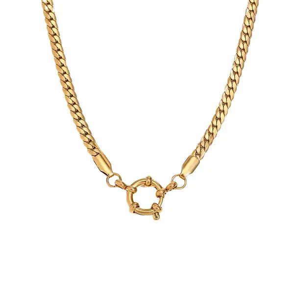 MICKEY'S GIRL Soie Clasp Waterproof Necklace - Gold