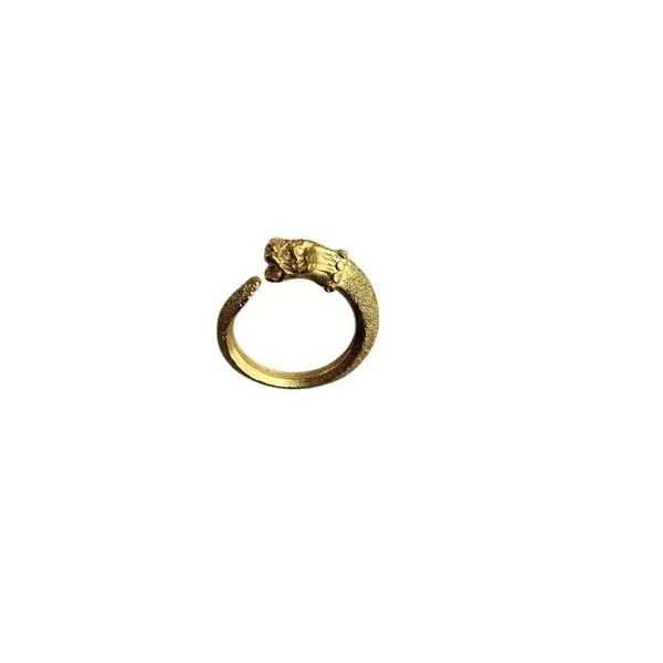 MORNING BLUE. Lion Ring
