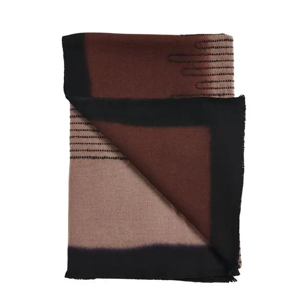 STUDIO VARIOUSLY Handwoven Mink Myrtle Drift Merino Throw