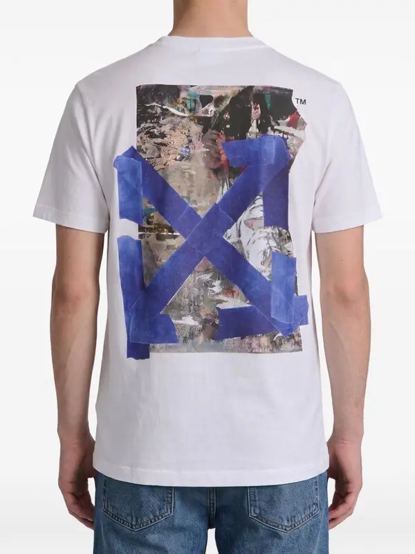 Off-White Bacco Arrow Skate Cotton T-shirt