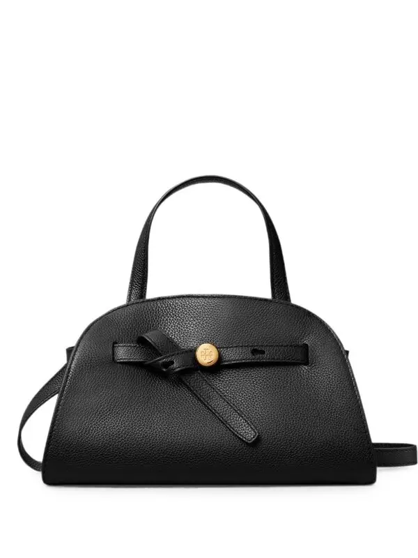 Tory Burch Romy Small Leather Boston Bag