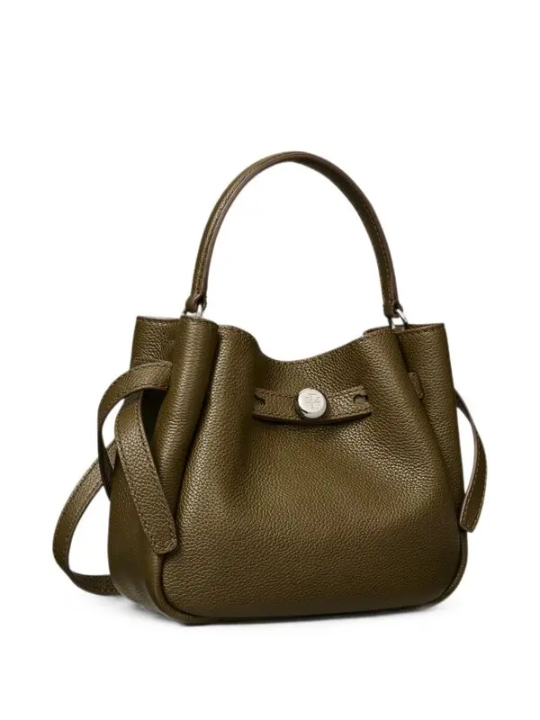 Tory Burch Romy Mini Leather Bucket Bag
