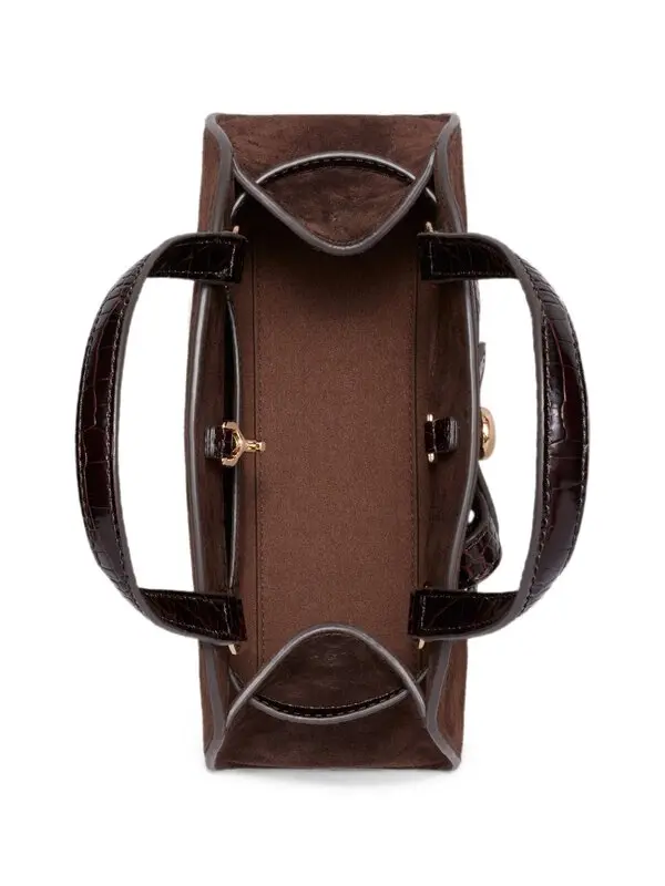 Tory Burch Romy Small Suede Leather Boston Bag