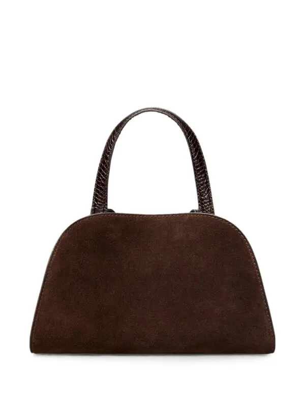 Tory Burch Romy Small Suede Leather Boston Bag