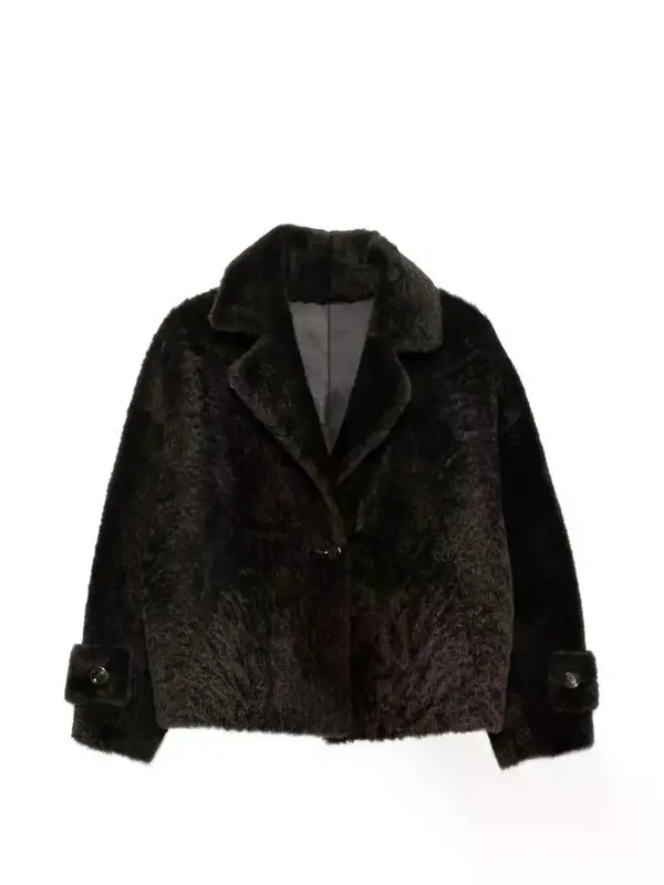 MANZONI 24 Shearling Jacket With Button Fastening
