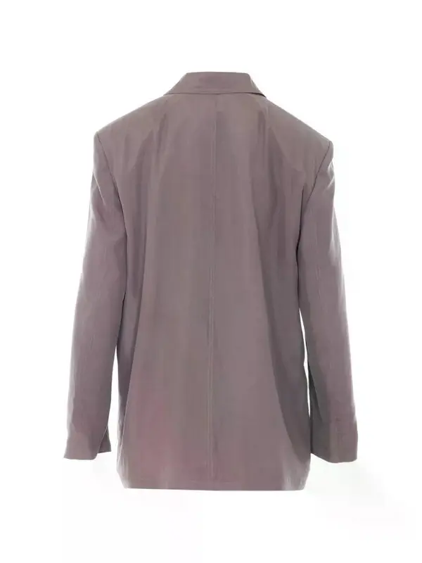 Saint Laurent Peak-lapel Silk Blazer