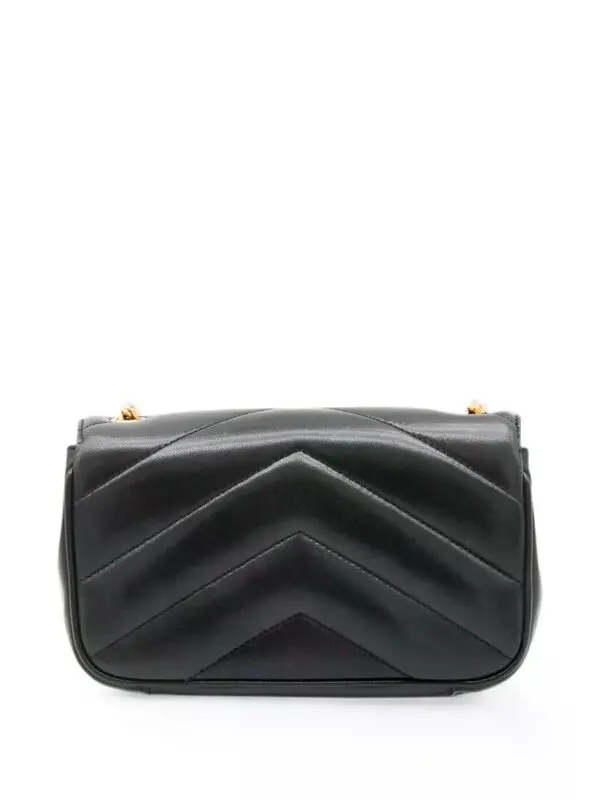 Saint Laurent Loulou Quilted Leather Mini Shoulder Bag - Black