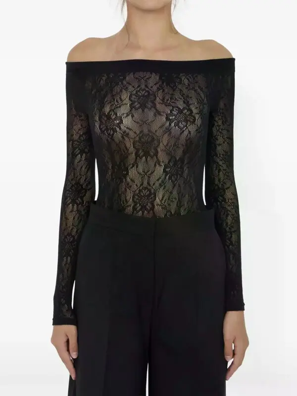 Saint Laurent Floral-pattern Bodysuit