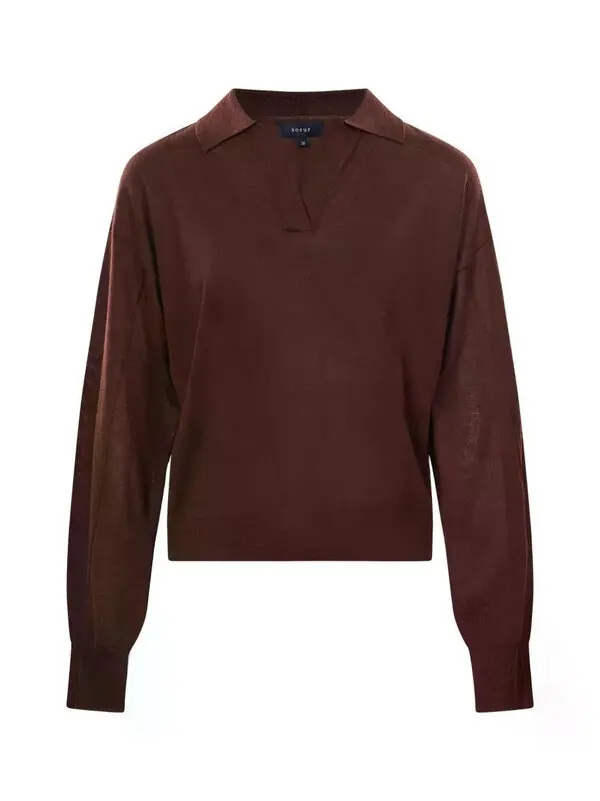 Soeur V-neck Long-sleeve Sweater