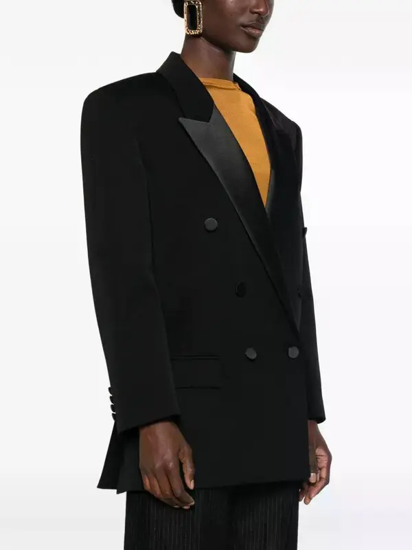Saint Laurent Double-breasted Peak-lapels Blazer