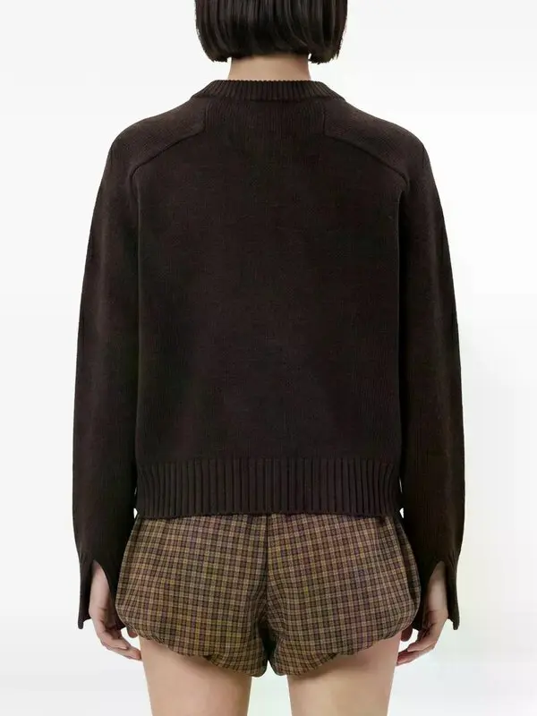 Soeur Ribbed-knit Raglan-sleeve Sweater