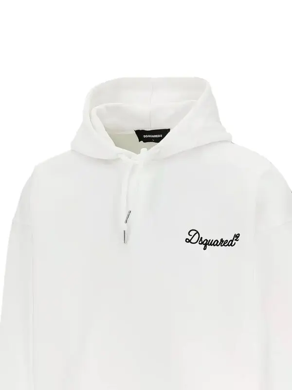 Dsquared2 Logo-embroidered Drawstring Hoodie