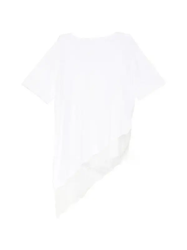PUSHBUTTON Asymmetric Laced T-shirt