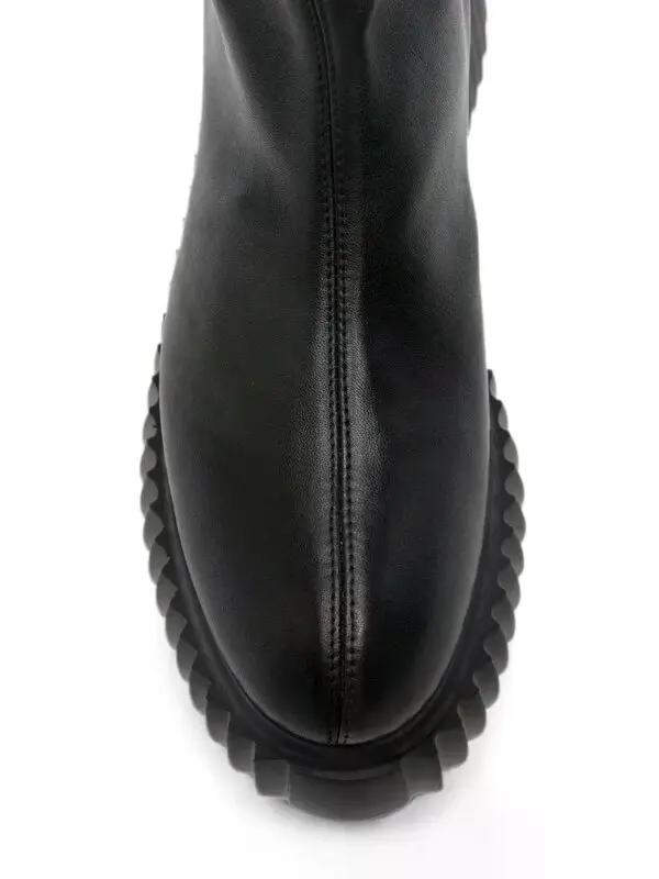 Agl Platform-heel Ankle Boots