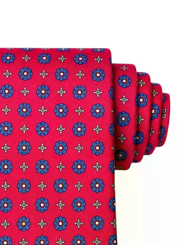 BONA FURTUNA Geometric-print Tie