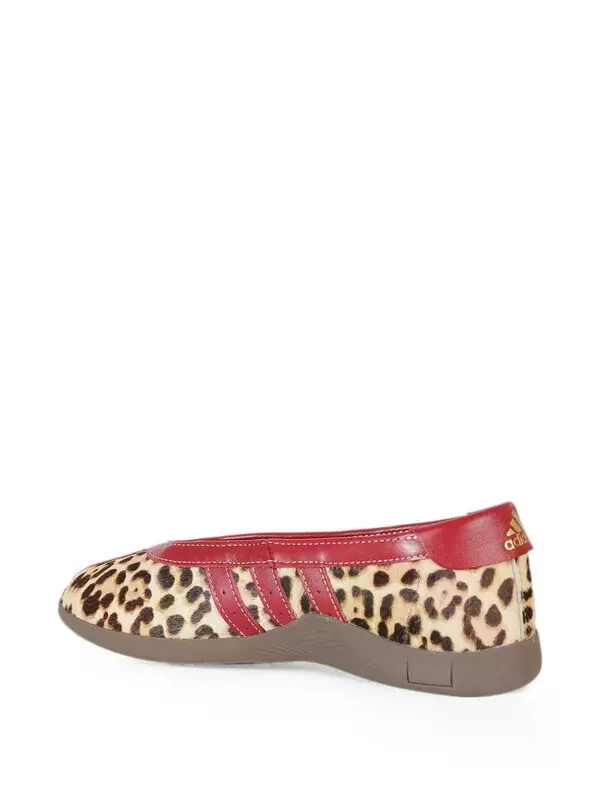 Adidas Mei Taekwondo Leopard-print Lace-up Sneakers - Neutrals