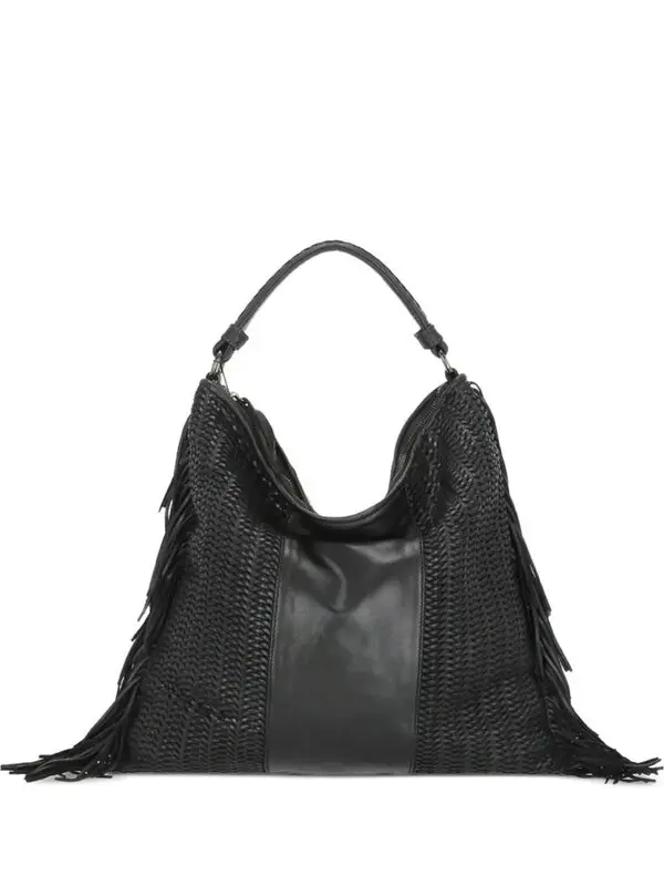REPTILE'S HOUSE Vasia Braided Leather Tote Bag