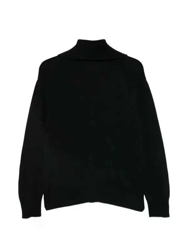 LISA YANG Denie High-neck Button-up Cardigan