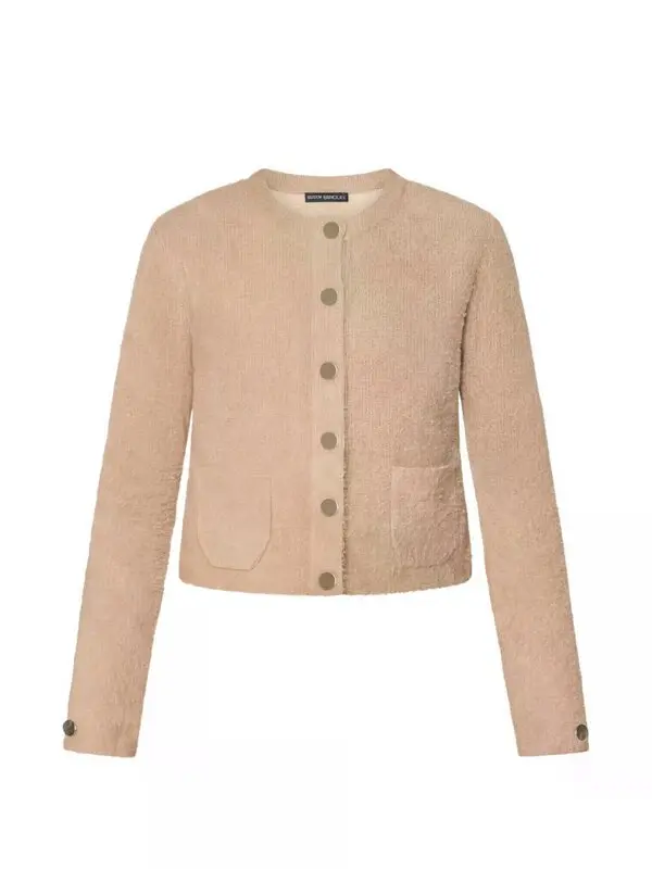 BETTY BARCLAY Button-up Patch-pocket Cardigan