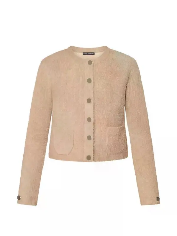 BETTY BARCLAY Button-up Patch-pocket Cardigan