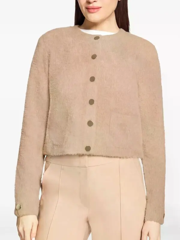 BETTY BARCLAY Button-up Patch-pocket Cardigan