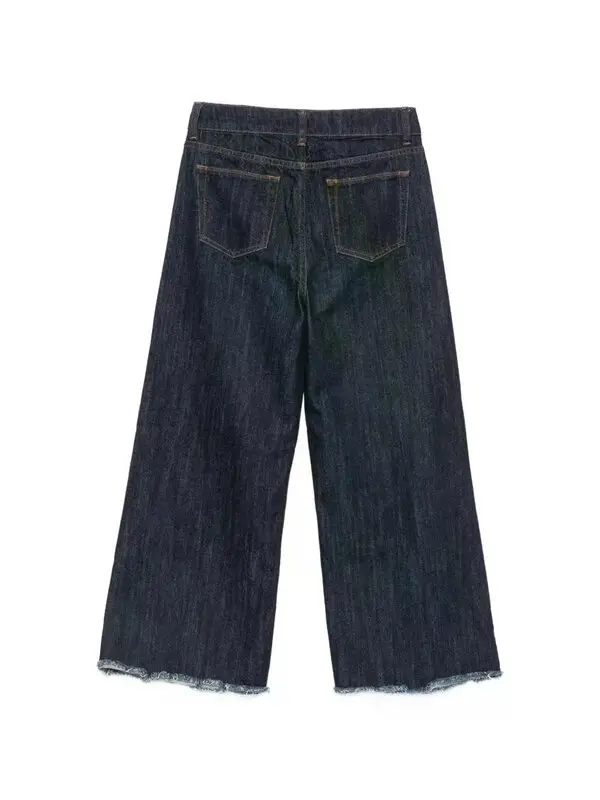 Valentino Garavani 2000s Raw-cut Jeans