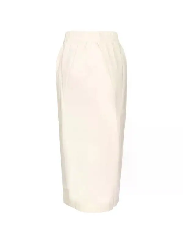 Max Mara Drawstring-waist Jersey Skirt - Neutrals