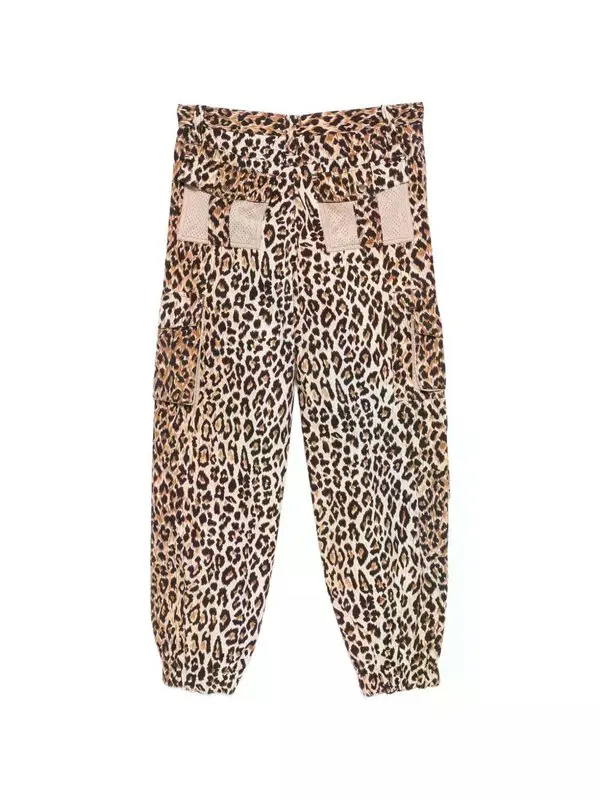 Dolce & Gabbana 2000s Leopard-print Cargo Pants