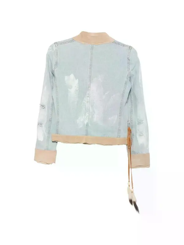 Dolce & Gabbana 2000s Distressed Panelled Denim Jacket