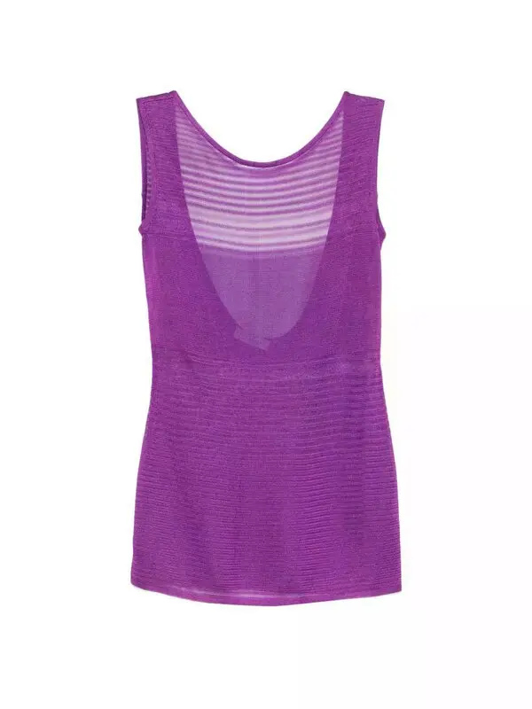 Celine 2000s Scoop-neck Sleeveless Top
