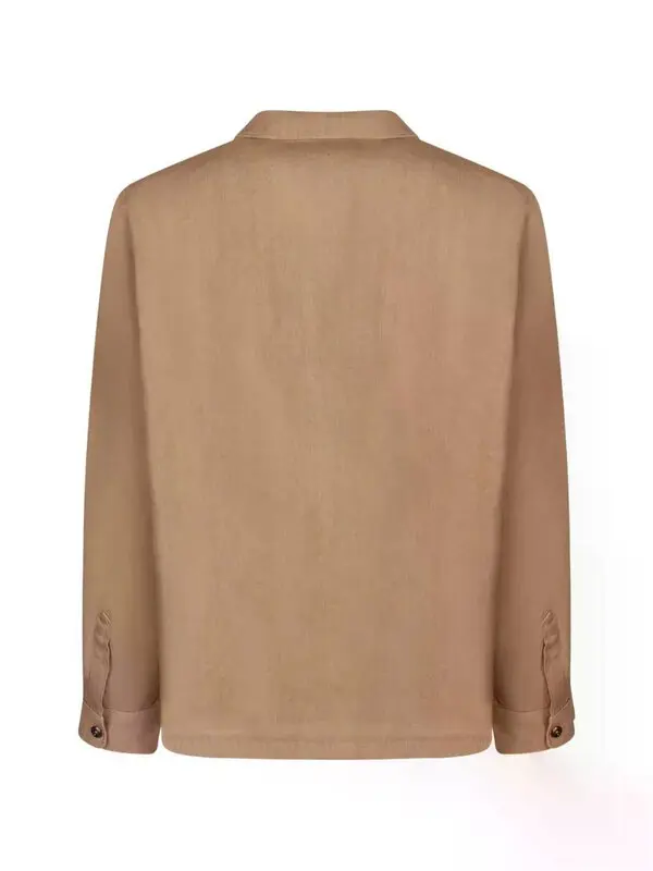 DELL'OGLIO Pocket-detail Button-down Linen Shirt