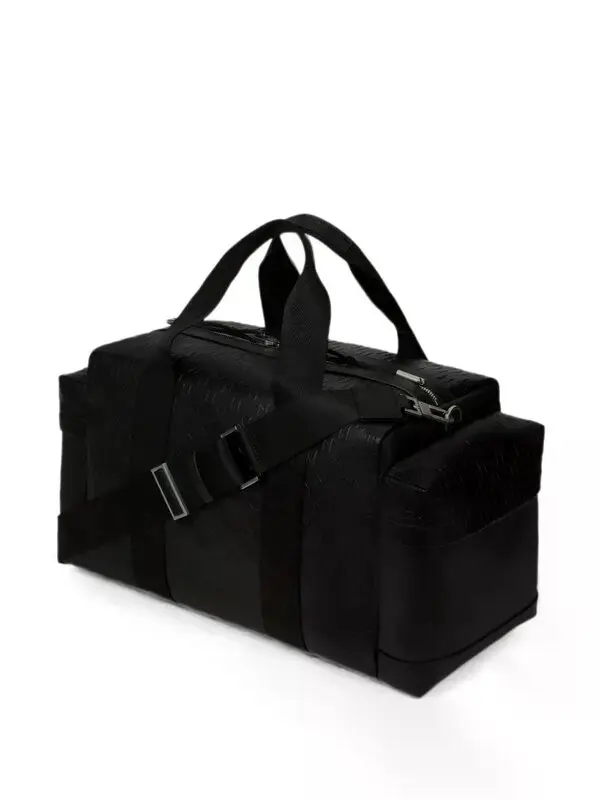 Karl Lagerfeld Monogram Perforated Weekender Bag