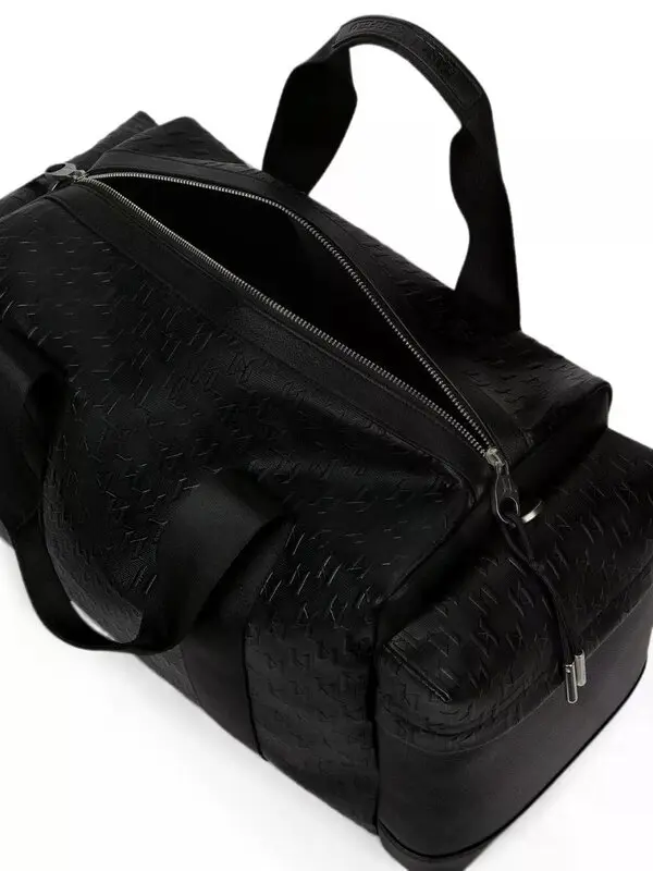 Karl Lagerfeld Monogram Perforated Weekender Bag