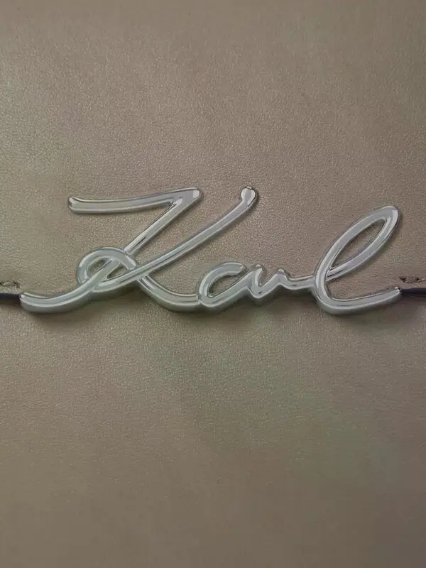 Karl Lagerfeld K/signature Elongated Shoulder Bag - Grey